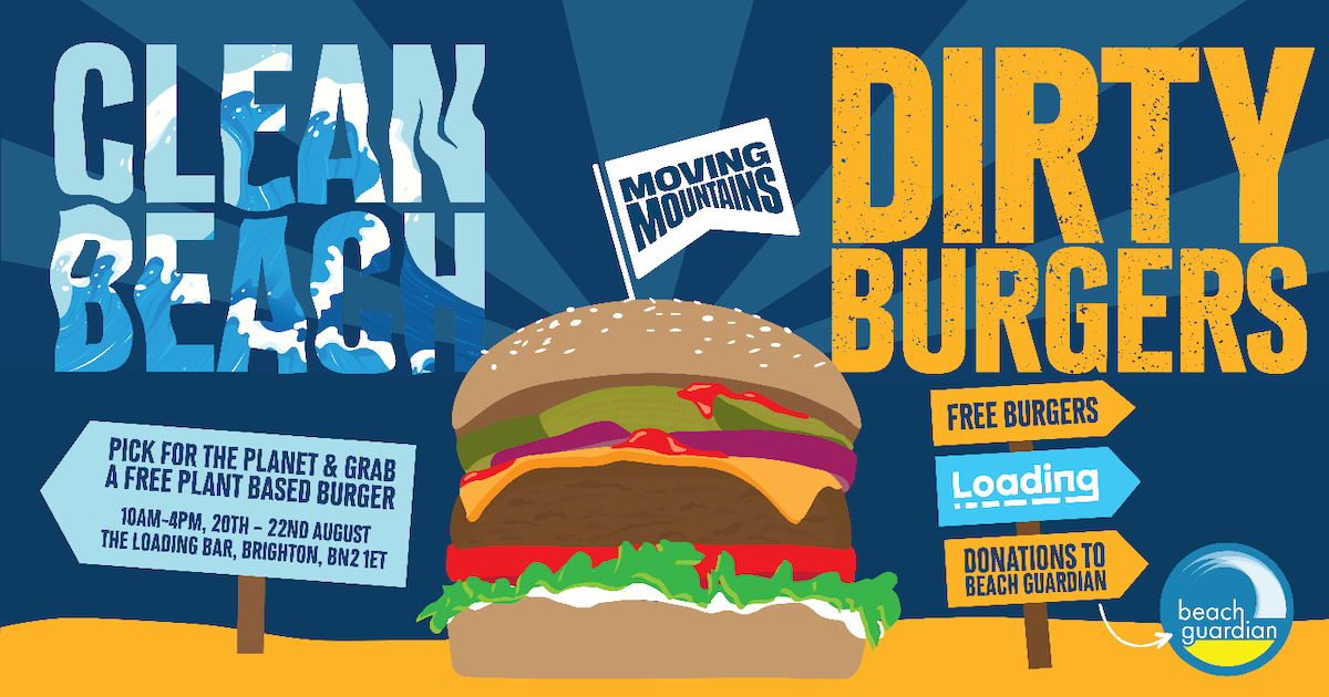 Clean beach, dirty burgers: Moving Mountains campaign - Title Sussex ...